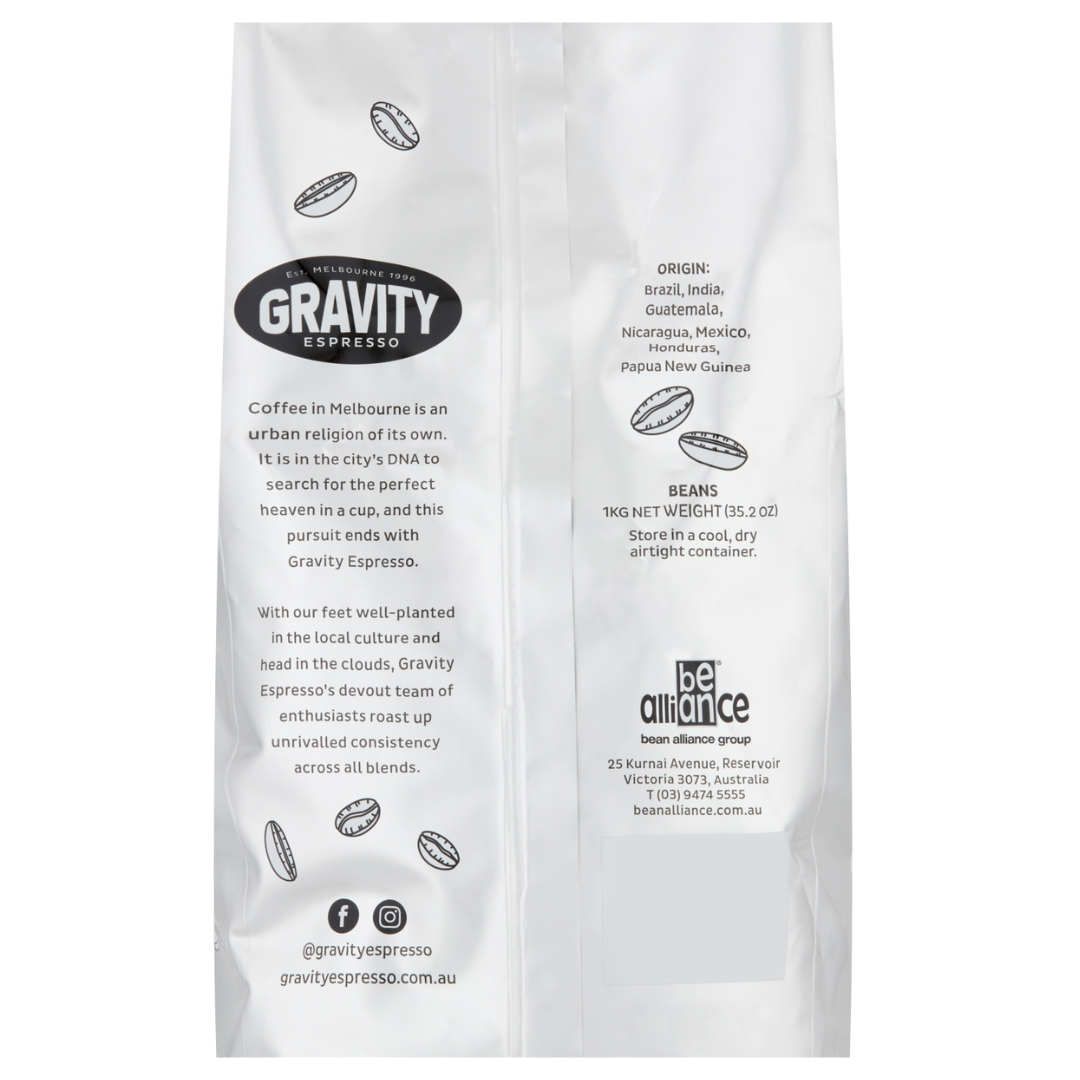 Gravity Espresso Zenith Coffee Beans 250g